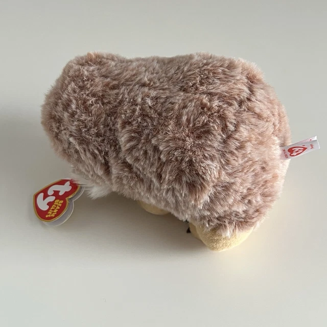 TY ORIGINAL BEANIES Babies Boos Bumper Plush 6” Hedgehog Brown Tan ...
