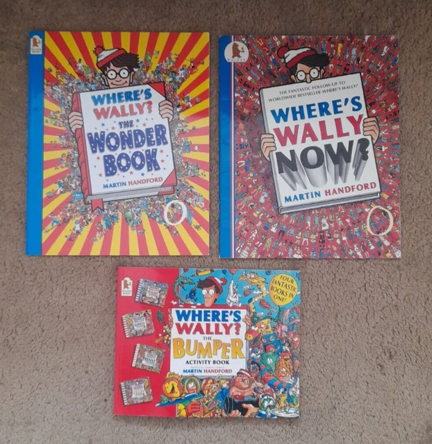 WHERES WALLY? NOW, The Wonder & Bumper Activity Childrens Books Bundle ...