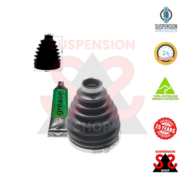 WHEEL SIDE BELLOW Boot, Drive Shaft Suit TOYOTA Hilux 3.0 D 4WD (KUN26 ...
