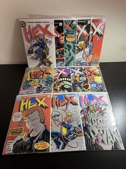 HEX- DC COMICS-1986- NUMERI #4,5,6,7,8,9,10,11,12,13,14,15- LOTTO DI 12 libri EUR 34,06 ...