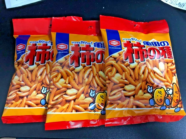 OKAKI SENBEI &おかき& KAMEDA-JAPANESE-RICE-CRACKERS-KAKINOTANE 130g ...