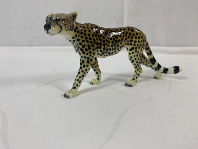 GOEBEL PORZELLAN FIGUR Gepard Cheetah Skulptur 16 cm EUR 20,50 ...