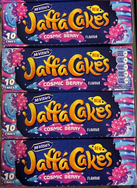 JAFFA CAKES COSMIC Berry 4 Packets Of 10 £9.68 - PicClick UK