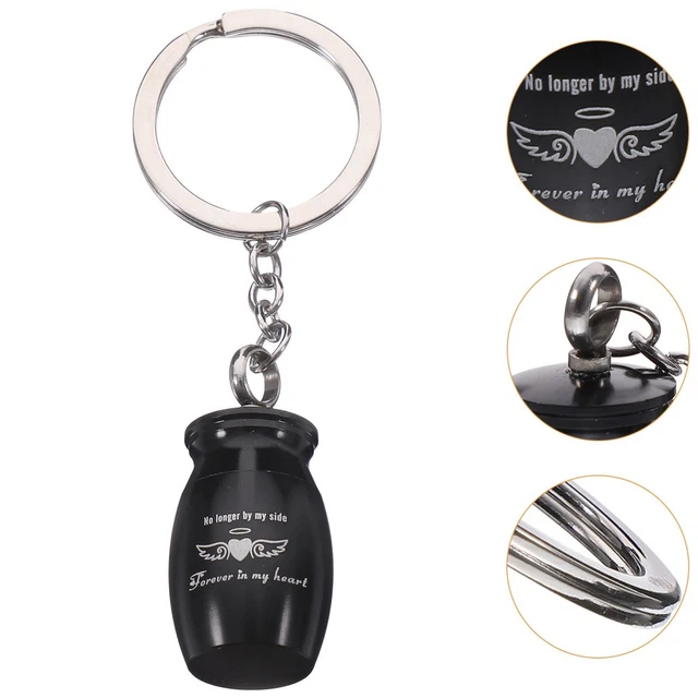 DOGS ASHES PET Cremation Jewelry Dog Ashes Keepsake Key Chain Hanging ...
