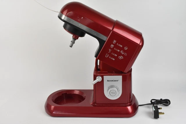 SILVERCREST SKM 650 Red Stand Mixer With Whisks PAT tested £29.99 ...