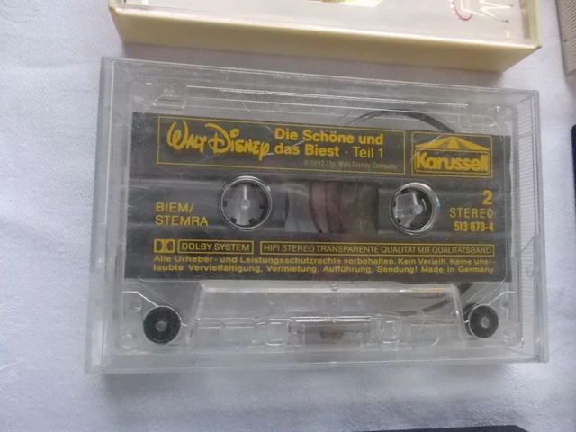 WALT DISNEY: DIE Schöne und das Biest, Folge 1, eine Audio Cassette EUR 7,99 - PicClick DE