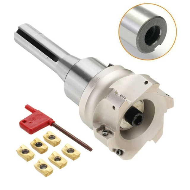 400R 80 MM coupe-broyeur d'extr mit CNC avec carbure R8 FMB27 Arbor APMT1604 EUR 86,72 - PicClick FR