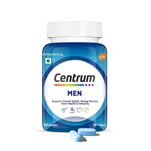 CENTRUM MEN TABLET World's No.1 Multivitamin 30 tabs with Grape seed ...