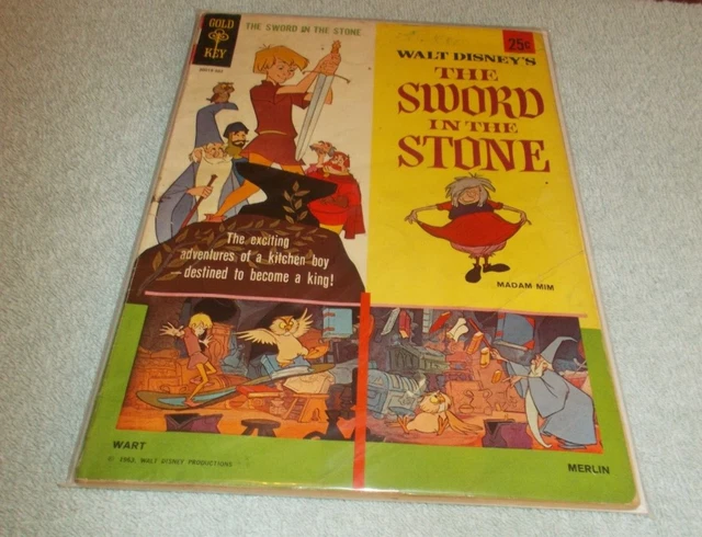 WALT DISNEY'S THE Sword In The Stone # Nn 0.5 Poor Gold Key Comics 1964 ...