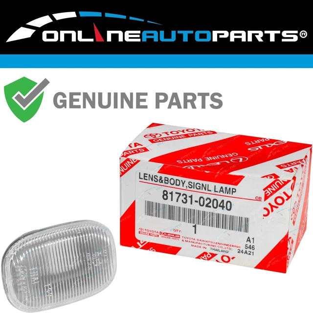 GENUINE TOYOTA CLEAR Side Indicator Lamp Repeater Blinker for Corolla ...