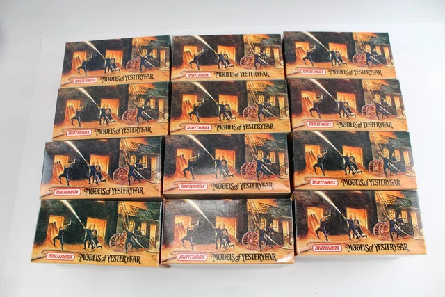 DIECAST MATCHBOX MODELS Of Yesteryear Fire Engine Boxed x 12 £31.02 ...