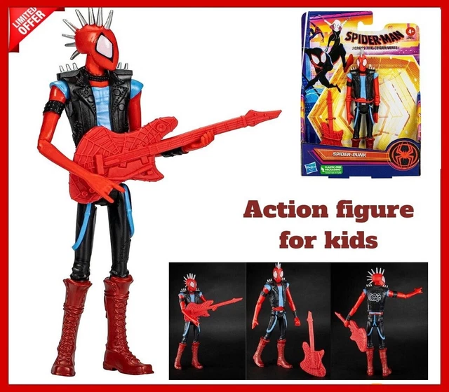 SPIDER-MAN: ACROSS THE Spider-Verse Spider-Punk Toy, 6-Inch-Scale ...