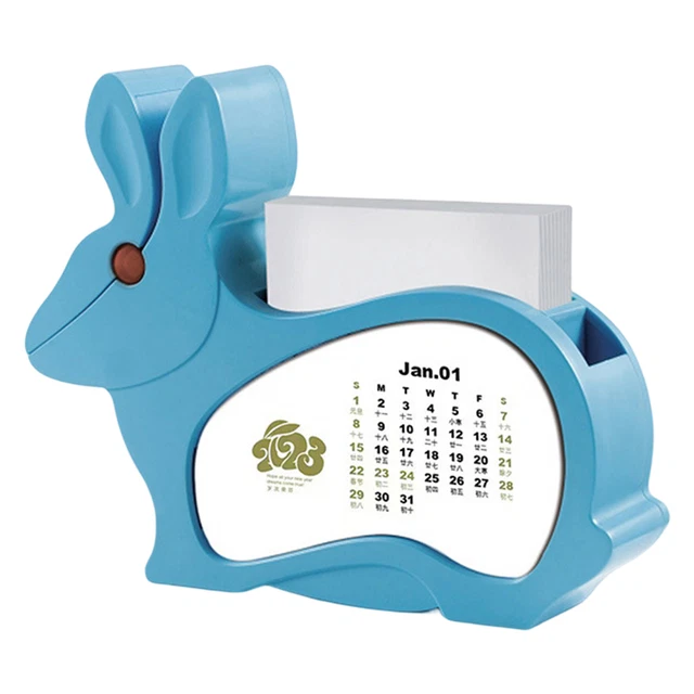 TABLE CALENDAR COIL Binding Memo Storage 2023 Calendar Table Planner ...