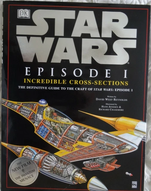 STAR WARS EPISODE 1 Incredible Cross Sections DK Publishing Rare Retro ...