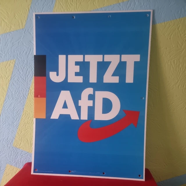 ORIGINAL AFD WAHLPLAKAT 2025 jetzt AfD 59,5x84 EUR 5,00 - PicClick DE