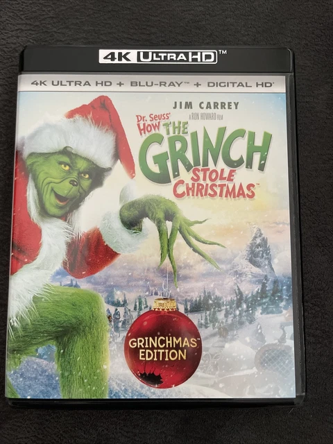DR. SEUSS HOW the Grinch Stole Christmas Grinchmas (4K Ultra + HD Blu ...