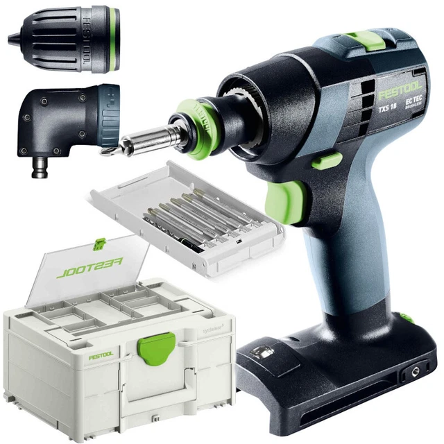 FESTOOL AKKU-BOHRSCHRAUBER AKKUSCHRAUBER Schrauber TXS18 Basic-Set ...