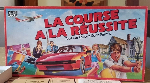 LA COURSE À la Réussite Jeu de Société Vintage Parker 1986 2-6 Joueurs ...