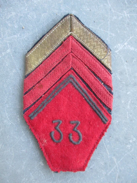 RARE INSIGNE MILITAIRE 33ème FTA Artillerie CEFI Italie Seconde Guerre ...