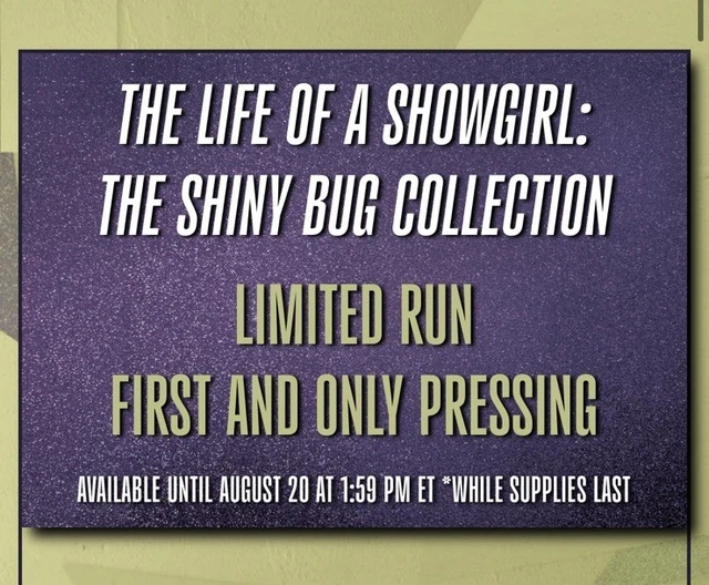 TAYLOR SWIFT - THE LIFE OF A SHOWGIRL THE SHINY BUG COLLECTION VINYL ...