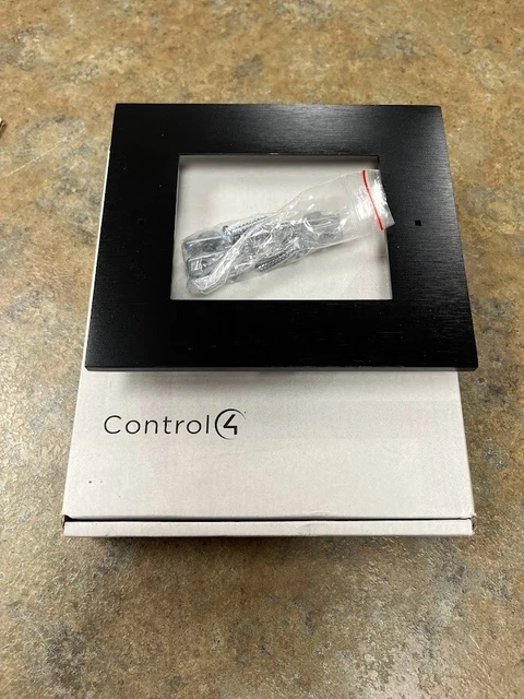 CONTROL4 DS2 MINI Flush Plate - Black C4 DS2MINIFP-BL - New in Box $60. ...