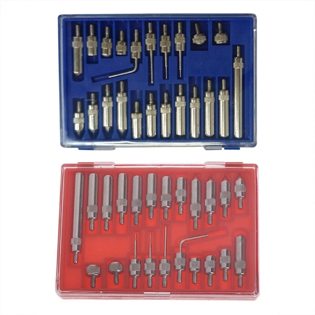 22 PCS STEEL Dial Indicator Point Set 4-48 Thread Tip For Dial & Test ...