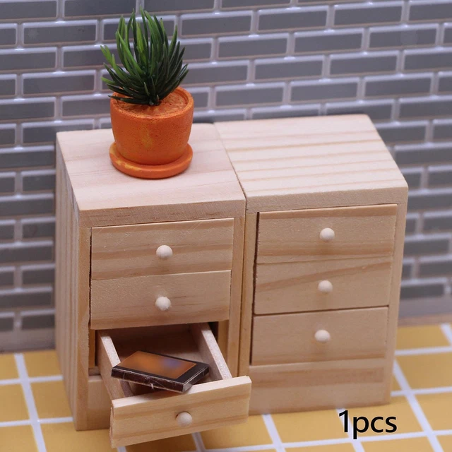 TABLES DE CHEVET Pour Maison De Poupée, échelle 1/12, Table De Nuit Pour EUR 9,00 - PicClick FR