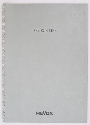 ORIGINAL REVOX H-LINE HiFi System User's Instructions/Operating ...
