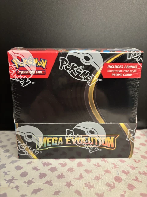POKEMON MEGA EVOLUTION Enhanced Booster Display Box (36 Packs & 1 Promo ...