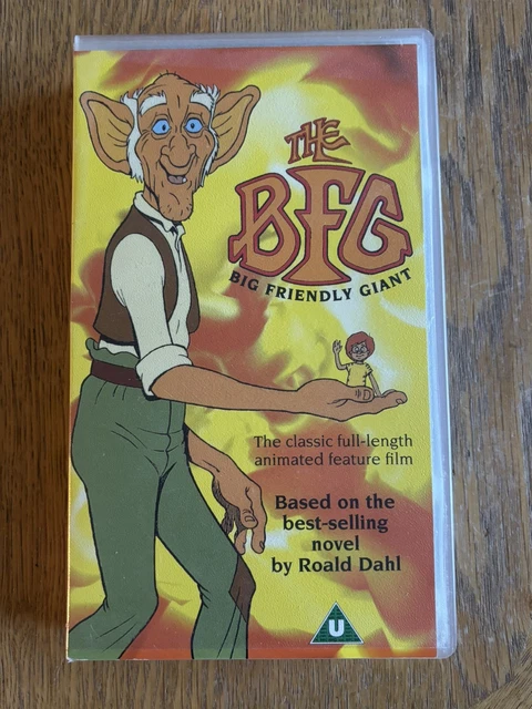 THE BFG - Roald Dahl - Big Friendly Giant - PAL VHS Video Tape - (T297 ...