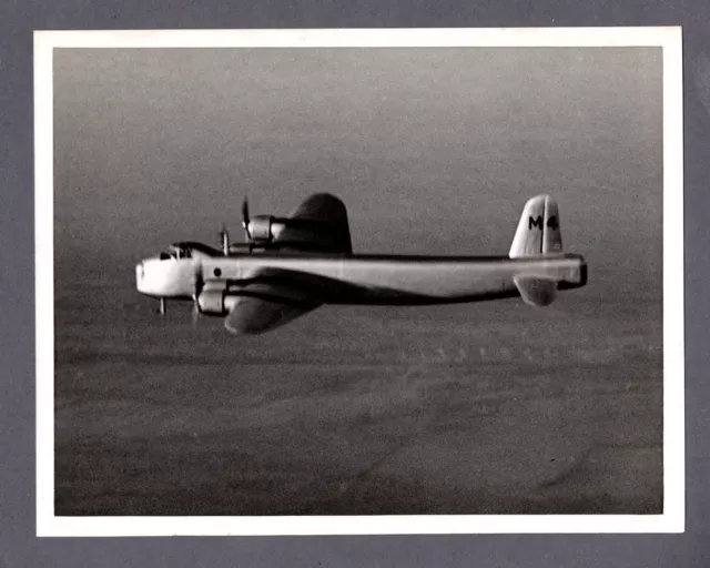 SHORT STIRLING BOMBER Prototype M4 Large Original Press Photo Raf Ww2 £ ...