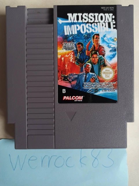 MISSION: IMPOSSIBLE FOR Nintendo NES Cart (PAL-B SCN) EUR 13,44 ...