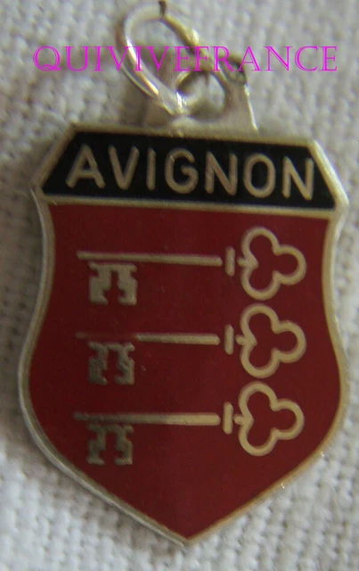 BG11788 - INSIGNE BADGE BLASON AVIGNON en argent EUR 9,99 - PicClick FR