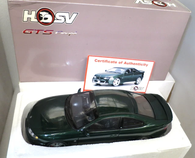 1/18 AUTOART BIANTE HOLDEN MONARO CV8 GTS COUPE HSV RACING GREEN #73307 ...