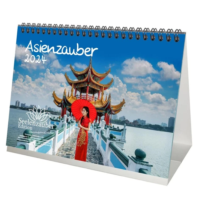 ASIENZAUBER CALENDRIER DE table format A5 pour 2024 Asie Vacances ...