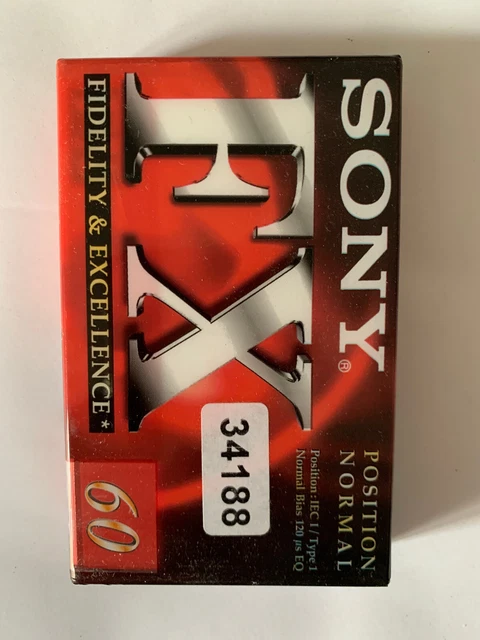 SONY FX 60 IEC I TYPE I Normas bias 120/ Cassette Audio-K7, NEUVE SOUS BLISTER EUR 3,00 ...