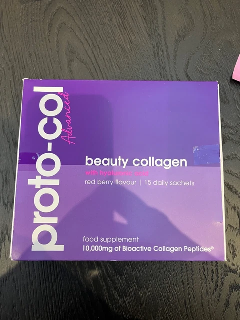 PROTO-COL - BEAUTY Collagen - Red Berry - 15 sachets - Best Before: 08/ ...