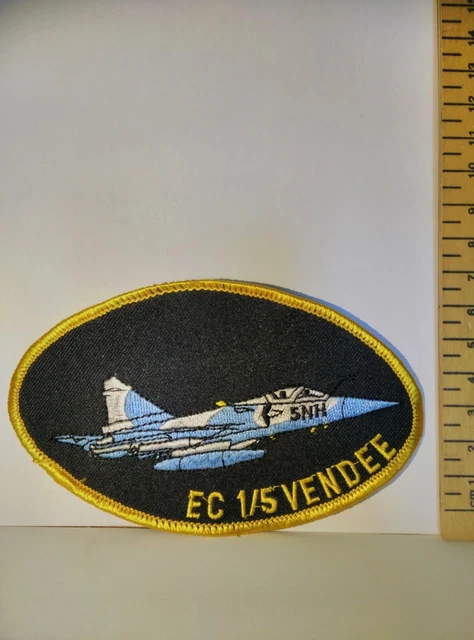 FRENCH AIR FORCE EC 1/5 PATCH Original ARMEE DE L'AIR VENDEE Historic £ ...