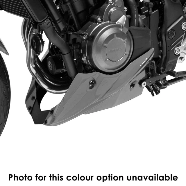ERMAX DESSOUS DE Tablier Spoiler Carénage Mat Poudre à Canon Noir Honda ...