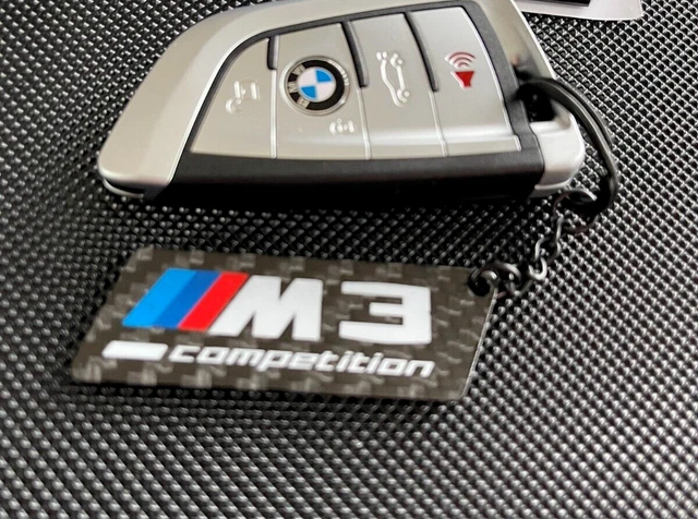 GENUINE CARBON FIBER Keyring Keychain For BMW M3 Competition $42.95 ...