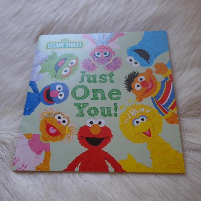 SESAME STREET JUST One You Sesame Street Book ELMO Book COOKIE MONSTER ...