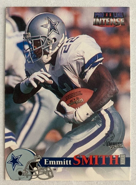NFL EMMITT SMITH Dallas Cowboys 1996 Pro Line II Intense Checklist CARD ...