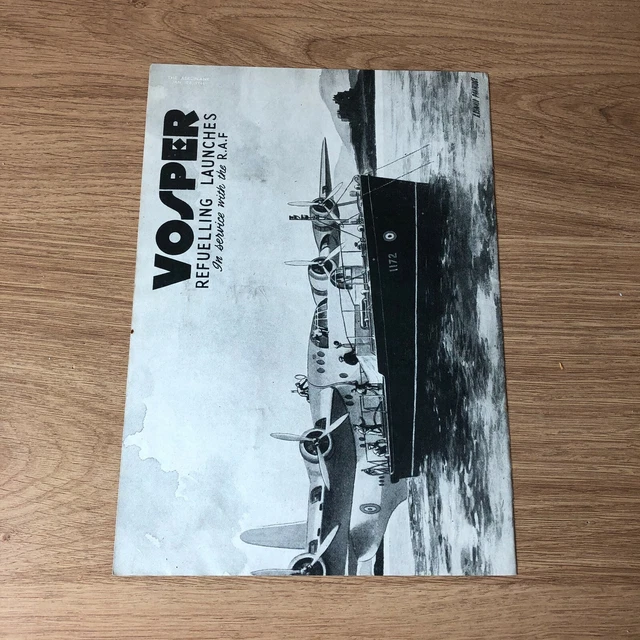 (STA71) ADVERT 11X8& Vosper Refuelling Launches. Now In Service With ...