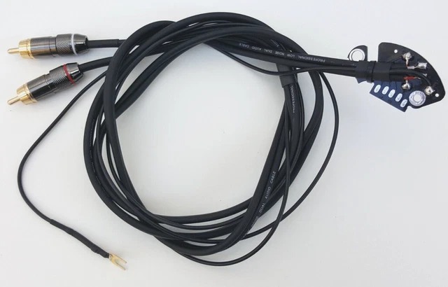 TECHNICS SL 1200 MK3D Cable Rca Phono 130 CM Fused With PCB Black Mass ...