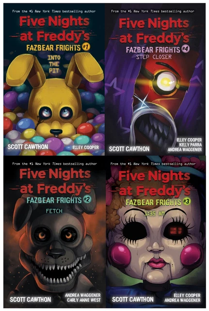 FIVE NIGHT AT Freddy's Fazbear Frights Collection 4 Book Set by Scott ...