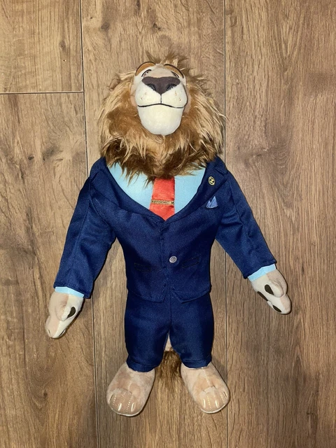 DISNEY STORE ZOOTROPOLIS Zootopia Mayor Lionheart Plush Soft Toy ...