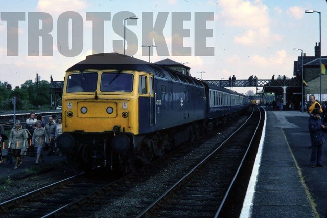 35MM SLIDE BR British Railways Diesel Loco Class 47 47530 Spalding 1982 Original £3.99 - PicClick UK