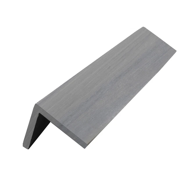 MODÈLE WPC L angle barre de finition lames de terrasse gris co-extrudé ...