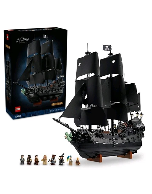 LEGO ICONS 10365 Captain Jack Sparrow's Pirates of the Caribbean Ship ...