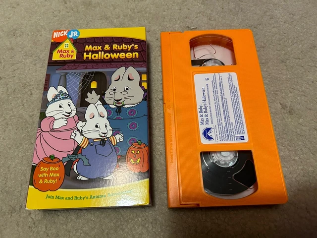 MAX & RUBY: MAX & RUBY'S HALLOWEEN ANIMATED VHS VIDEO 6 EPISODES NICK ...